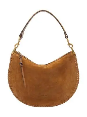 Isabel Marant Étoile Oskan Moon Soft Zip Shoulder Bag - Brown