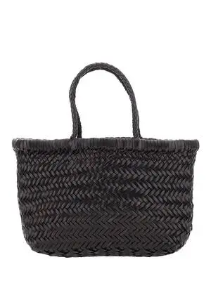 Dragon Diffusion Flat Gora Mini Handbag - Brown