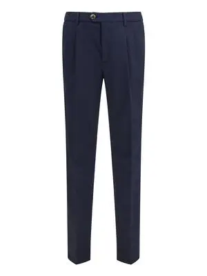 Brunello Cucinelli Cotton Blend Chino Pants - Black