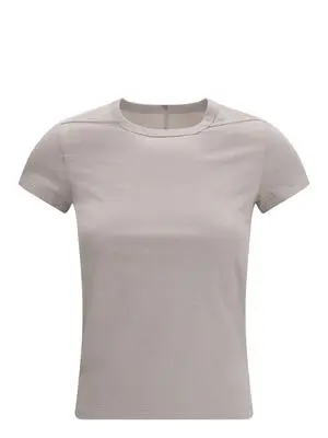 Rick Owens Rick Owens Cotton Slim V-Neck T-Shirt Cream