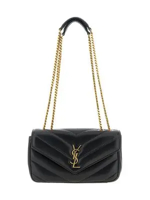 Saint Laurent Saint Laurent Loulou Small Shoulder Bag Black