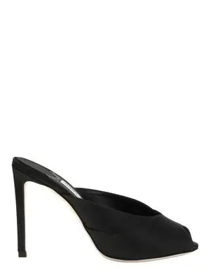 JIMMY CHOO Brigitte Mules Sandals - Black
