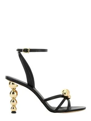FERRAGAMO Karina High Heel Sandals - Black
