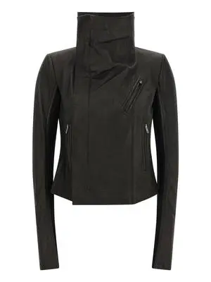 Rick Owens Classic Biker' Jacket - Black