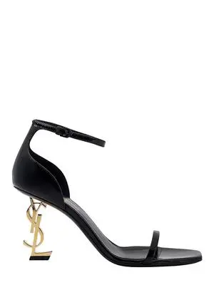 Saint Laurent Opyum 85 Patent Leather Sandals - Multicolor
