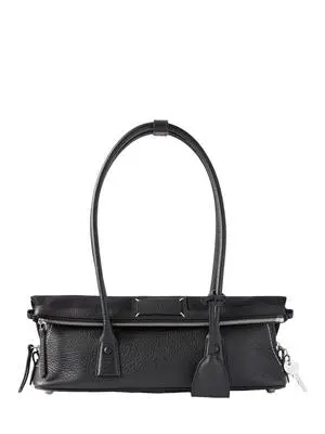 MAISON MARGIELA East-west Leather Shoulder Bag - Black
