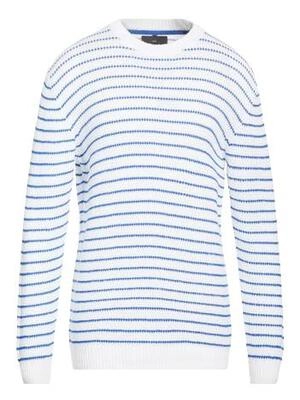 LIU •JO MAN Cotton Crewneck Sweater - Blue