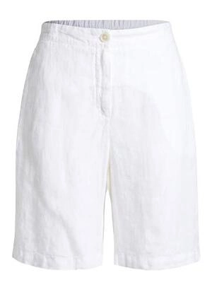 120% Lino Shorts & Bermuda Shorts Size Linen - White