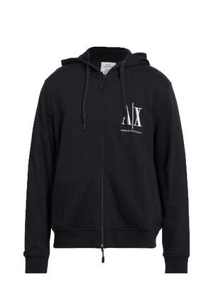 Armani Exchange Cotton Elastane French Terry Hoodie - Midnight Blue