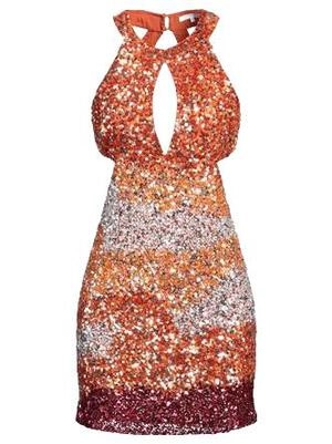 Patrizia Pepe Mini Dress Size Polyester - Orange