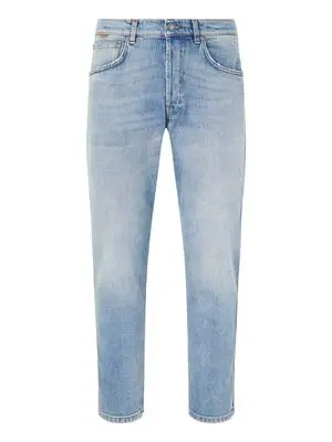 LARDINI Straight-leg Washed Jeans - Blue