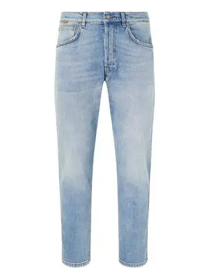LARDINI Straight-leg Washed Jeans - Blue