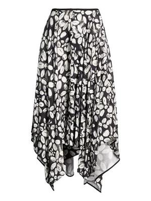 Marni Asymmetrical Midi Skirt - Black