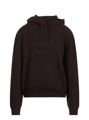 MAISON MARGIELA Wool & Cashmere Mélange Hooded Pullover - Brown