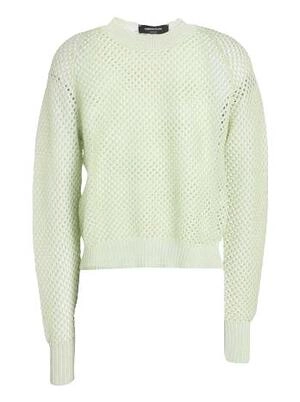 Fabiana Filippi Lightweight Two-tone Crewneck Sweater - Green