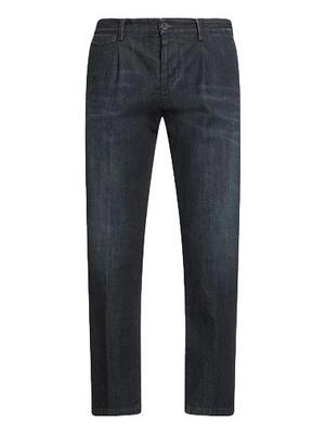 LARDINI Cotton Elastane Tapered Jeans - Blue