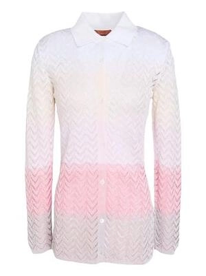 Missoni Knitted Blush Viscose Shirt - Pink