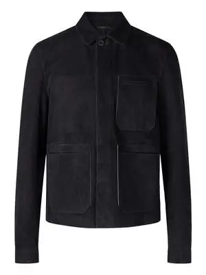 TOM FORD Suede Field Jacket - Black