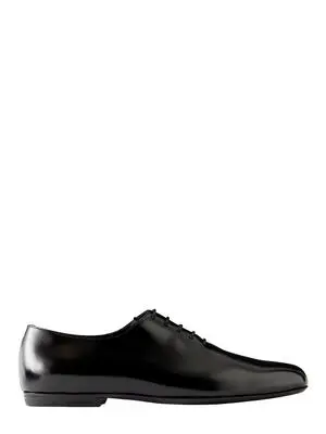 Dries Van Noten Leather Derby Shoes - Black