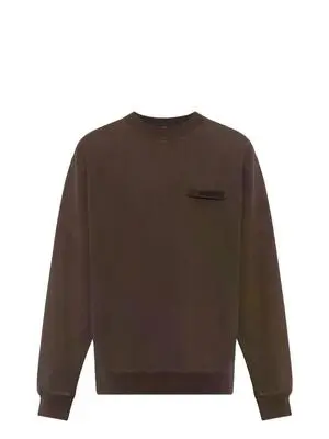 Jacquemus Logo-patch Sweatshirt - Brown