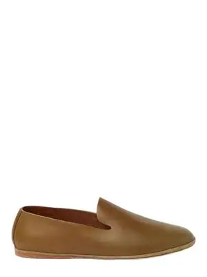 Loro Piana Anton Minimal Walk Loafers - Brown