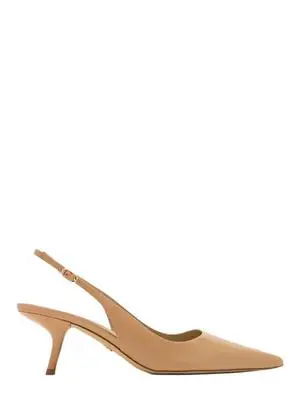 Sam Edelman Bianka Pointed-toe Slingback Pumps - Neutrals
