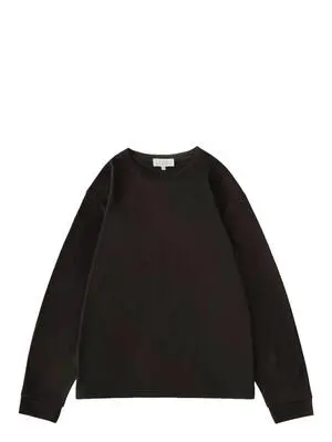 Studio Nicholson Long-sleeved Jersey T-shirt - Brown