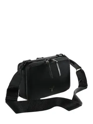 Tumi Myla Leather Cross Body Bag - Black