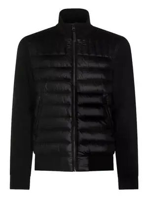 Mackage Collin-r Quilted-panel Zip-up Jacket - Black