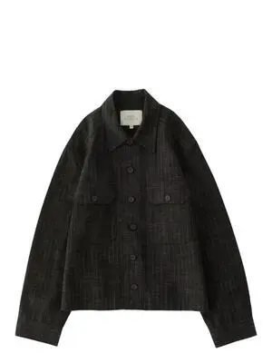 Studio Nicholson Kelver Pinstripe Jacket - Green
