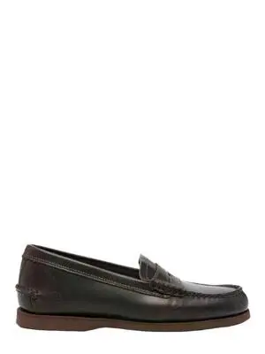 Timberland Leather Penny Loafers - Brown