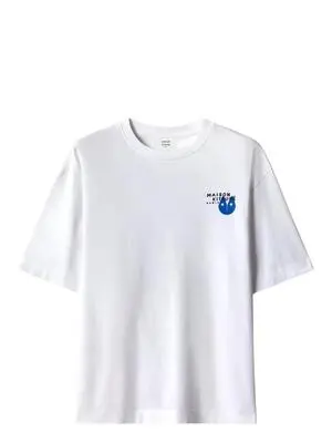 Maison Kitsuné Fortune Fox Puff-print T-shirt - White