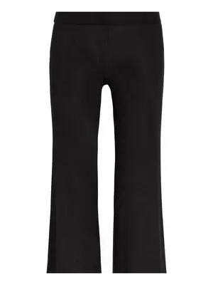 TALA Ribbed Flare-leg Trousers - Black