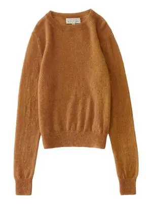 Studio Nicholson Eyla Ribbed-trim Sweater - Brown