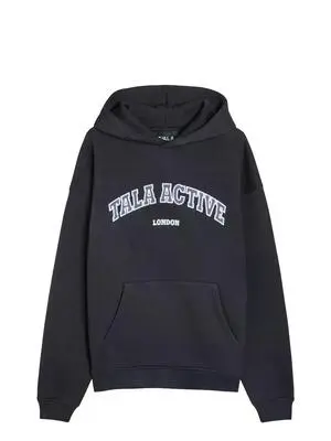 TALA Logo-print Hoodie - Blue