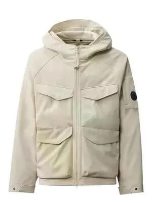 C.P. COMPANY Zip-fastening Hooded Jacket - Neutrals