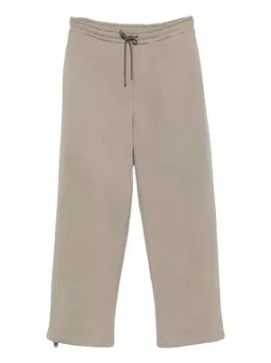 WOC Drawstring-waist Track Pants - Neutrals