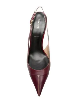 TOM FORD T-bar Pointed-toe Pumps - Red