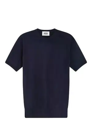 Alpha Studio Short-sleeve Crew-neck T-shirt - Blue