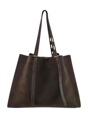 MINOBOSSI Paula Suede Shoulder Bag - Brown
