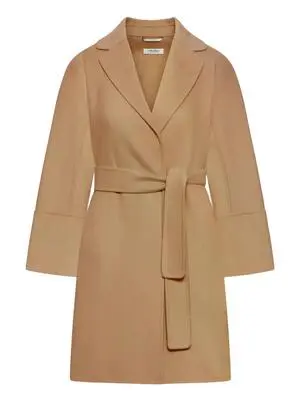 Max Mara Arona Belted Wrap Coat - Neutrals