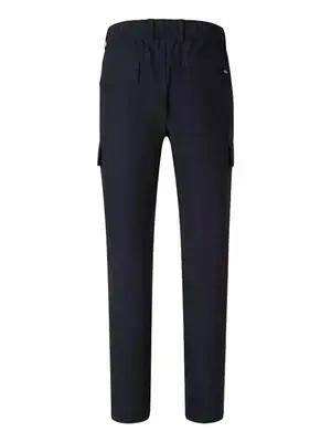 Herno Resort Pleated Cargo~pocket Trousers - Blue