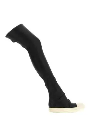 Rick Owens High Stocking Over-the-knee Boots - Black