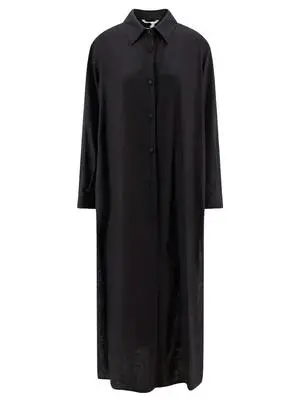 HEVO Shirt Maxi Dress - Black
