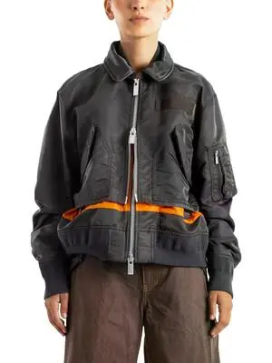 Sacai Hybrid Panelled Jacket - Black