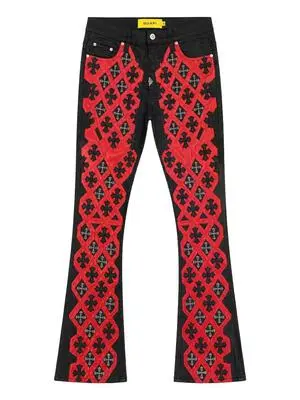 GUAPI Crimson Waxed-denim Jeans - Black