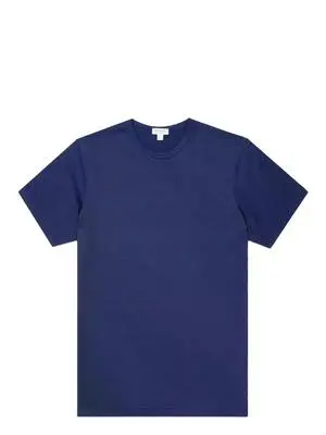 Sunspel Crew-neck Classic T-shirt Blue
