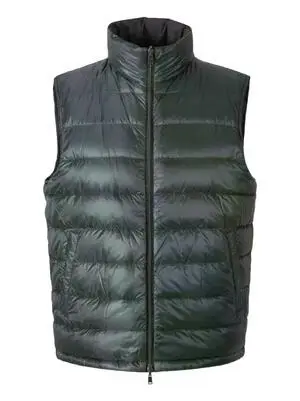 Herno Reversible Quilted Gilet - Green