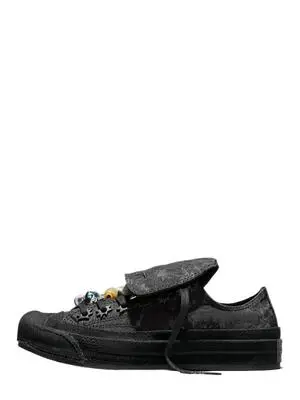 CONVERSE X Collina Strada Chuck 70 Charm-embellished Sneakers - Black