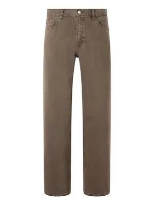 FRAME Relaxed Straight-leg Jeans - Brown